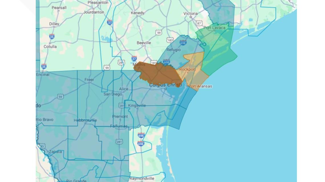 Aransas County the most affected by power outages after storm | kiiitv.com