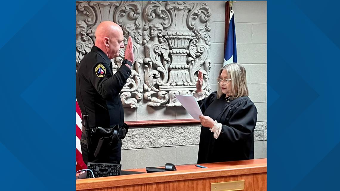 Former George West police chief sworn in as Aransas Pass' top cop ...
