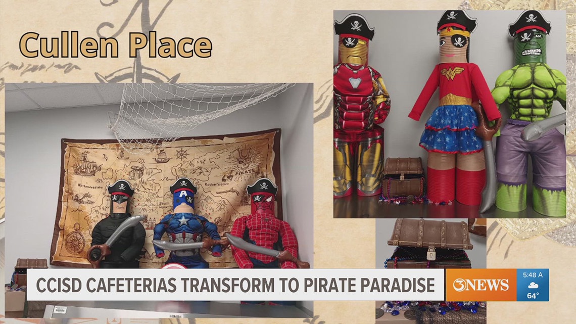 CCISD cafeterias transform to pirate paradise | kiiitv.com