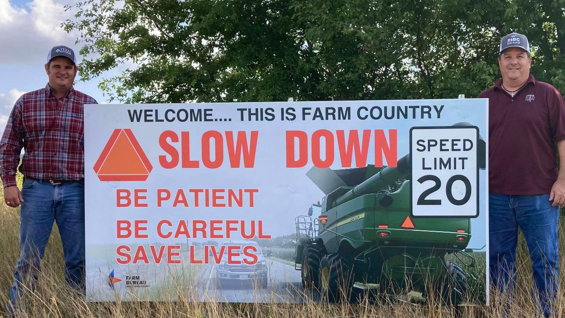 San Patricio County Farm Bureau posting caution billboards | kiiitv.com