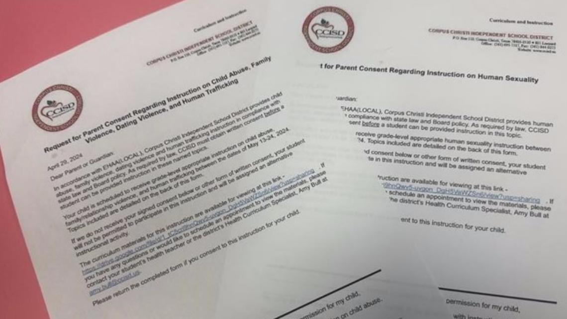 CCISD consent form for sensitive curriculum topics cause concern ...
