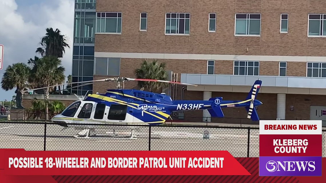 Two Border Patrol agents hospitalized after crash with tractor-trailer ...