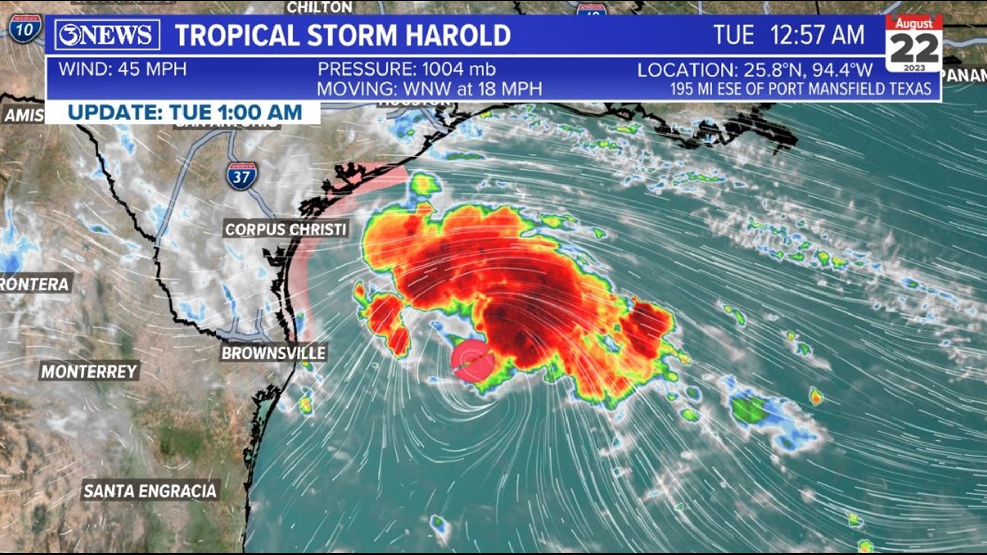 Tropical storm warnings issued as Tropical Depression 9 churns | kiiitv.com