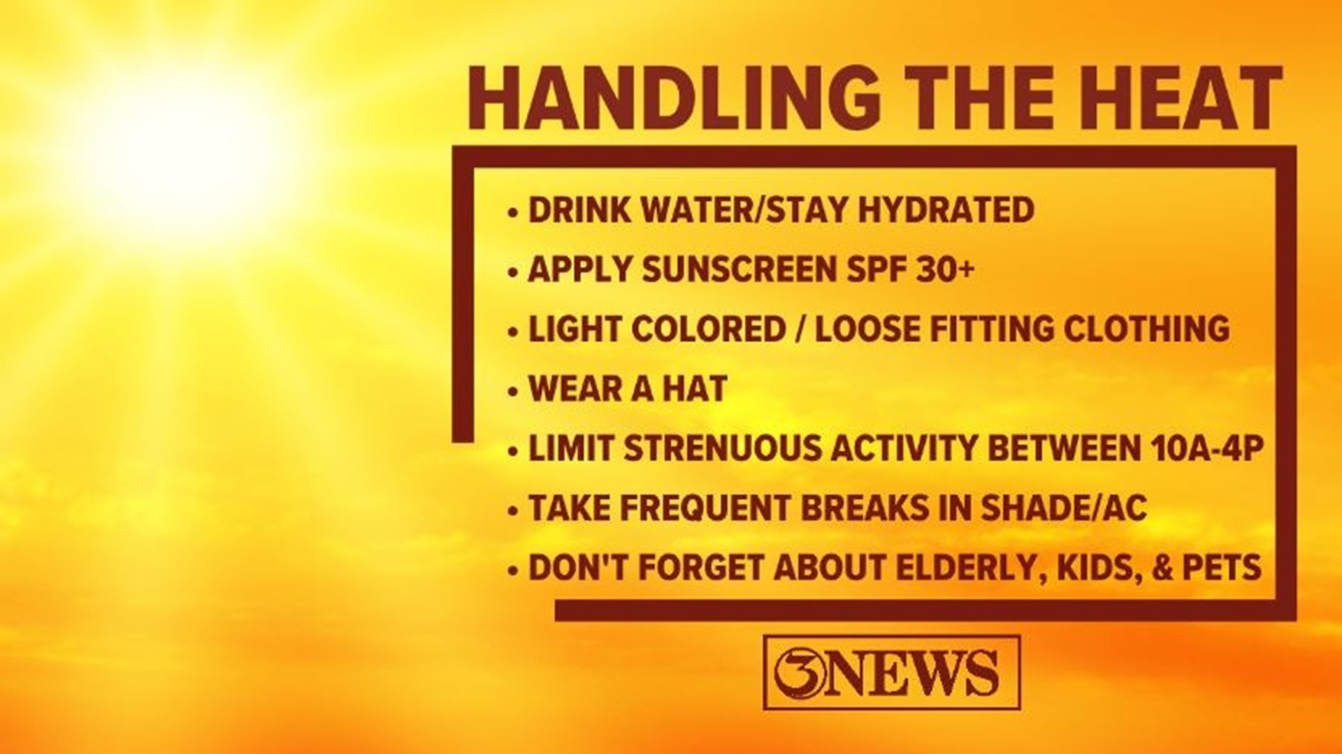 Difference in heat advisory and extreme heat warning | kiiitv.com