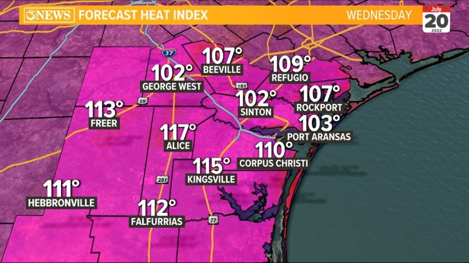 Difference in heat advisory and extreme heat warning | kiiitv.com
