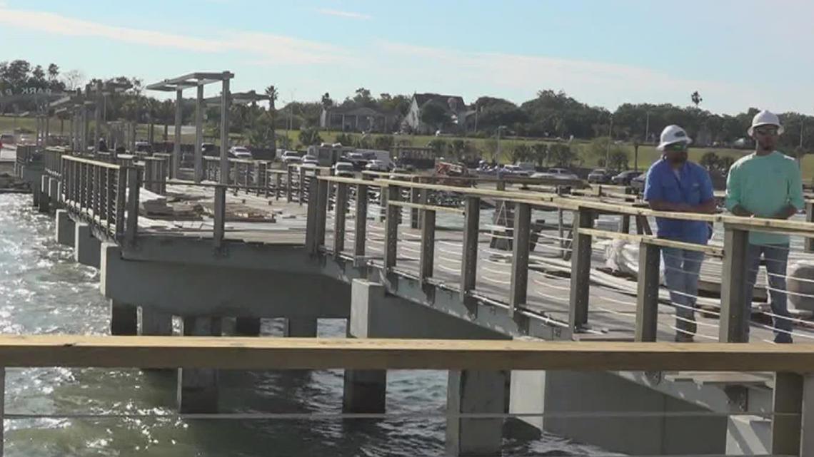 Cole Park Pier nears completion following 2018 closing | kiiitv.com