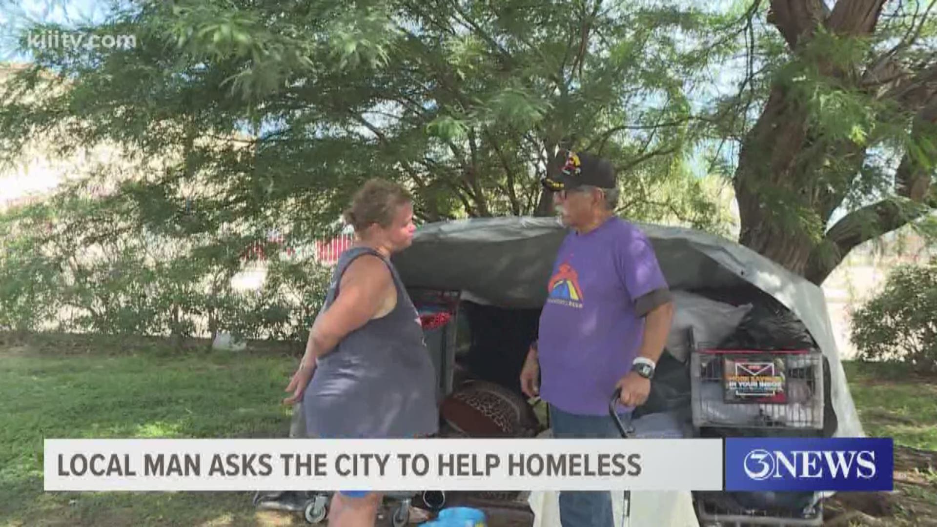 Man asks that city do more to help homeless with disabilities | kiiitv.com