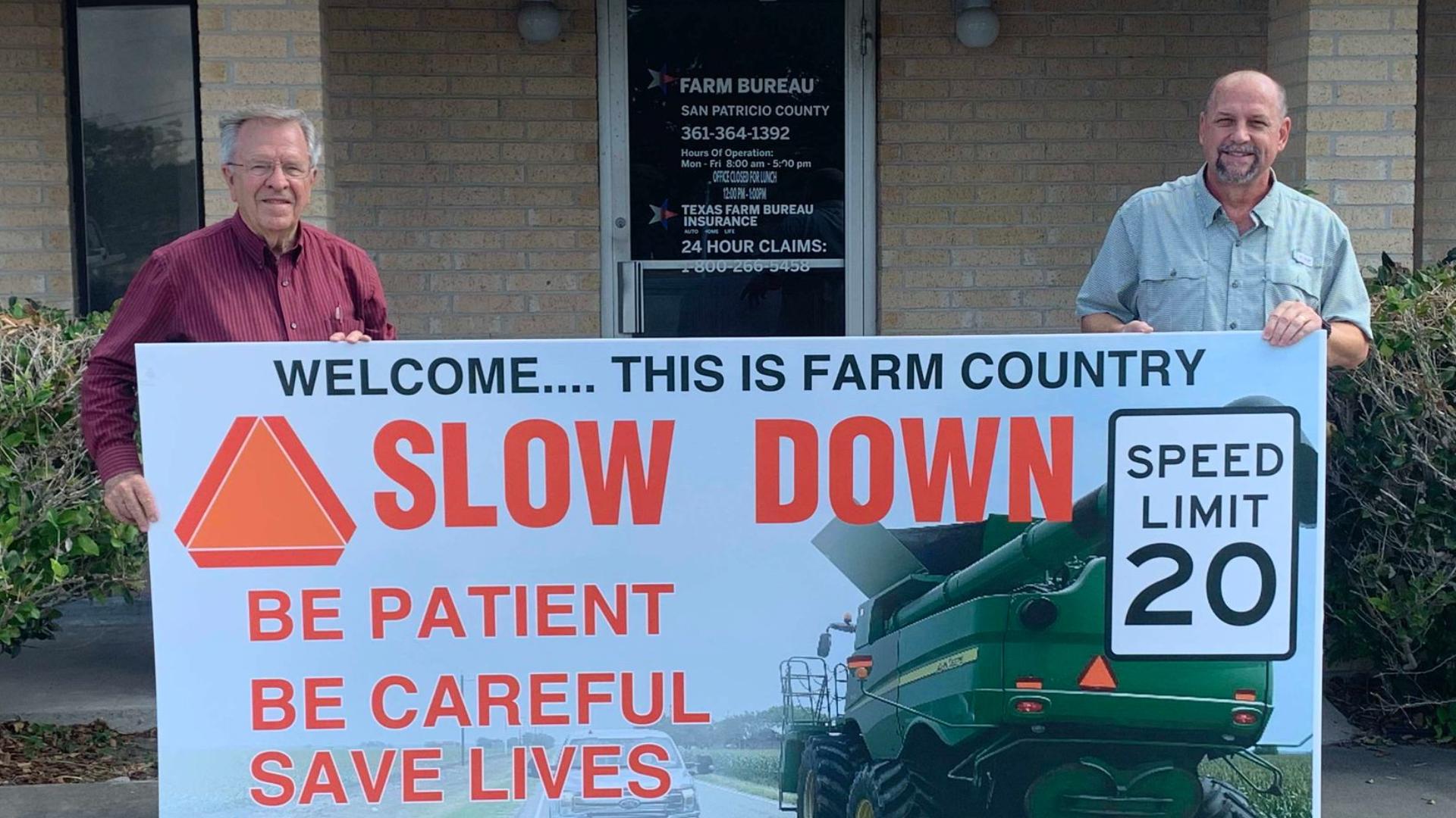 San Patricio County Farm Bureau posting caution billboards | kiiitv.com