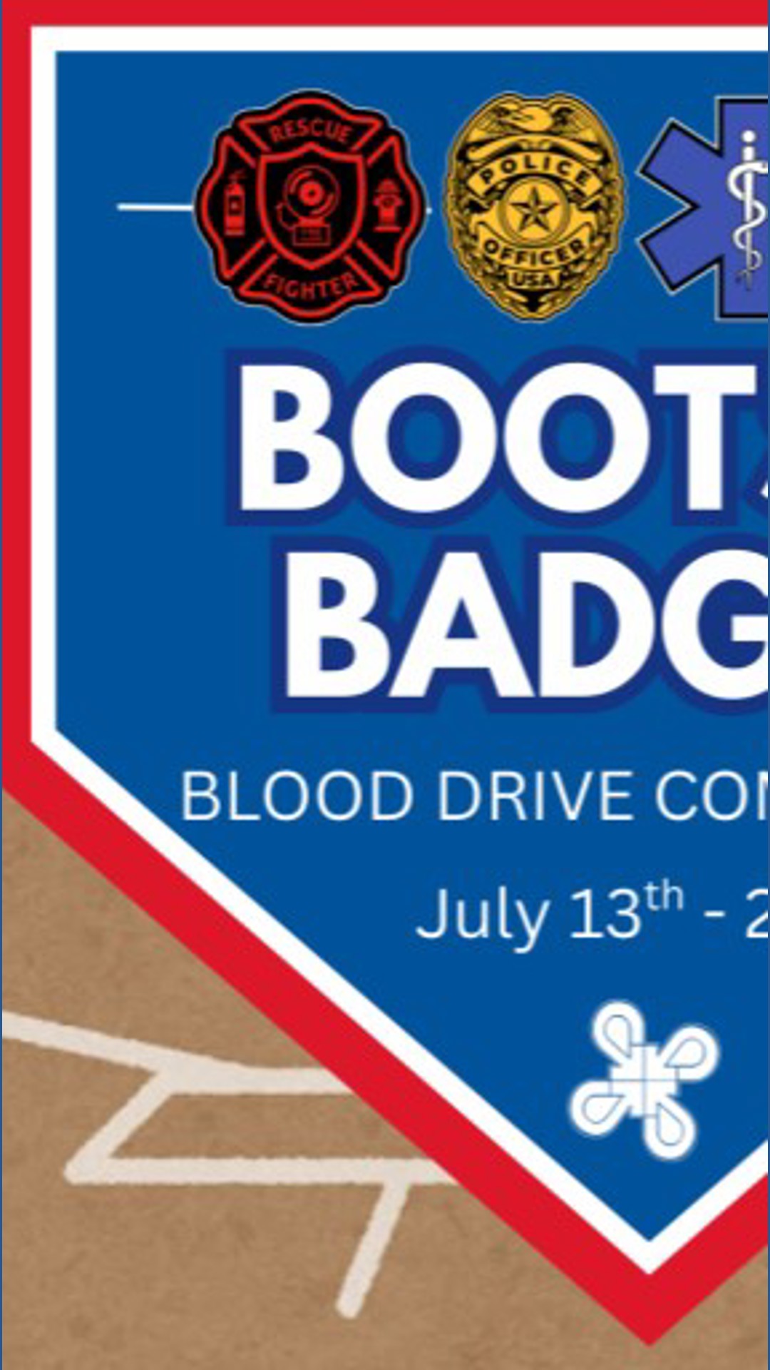 Boots and Badges blood drive competition| Blood donors make a ...