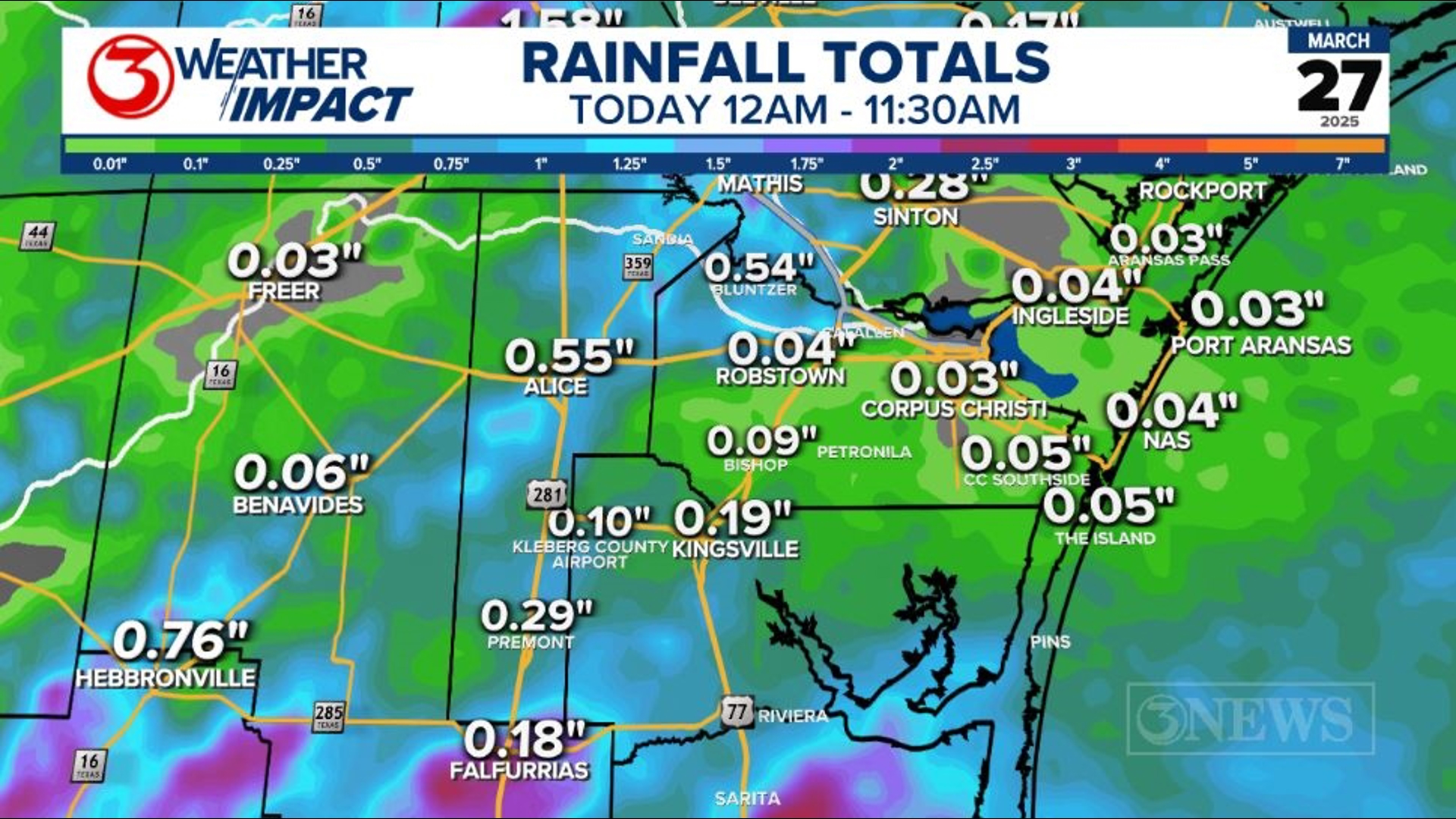 Heavy rain, flooding a concern through Friday morning | kiiitv.com