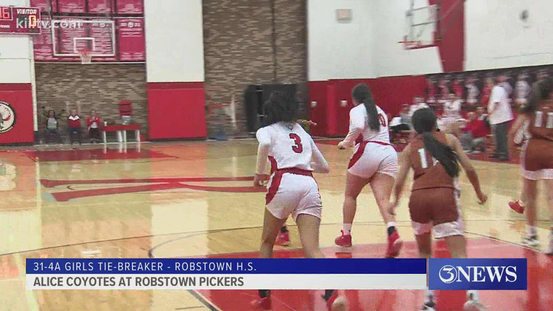 Robstown squeaks by Alice to get into girls basketball playoffs ...