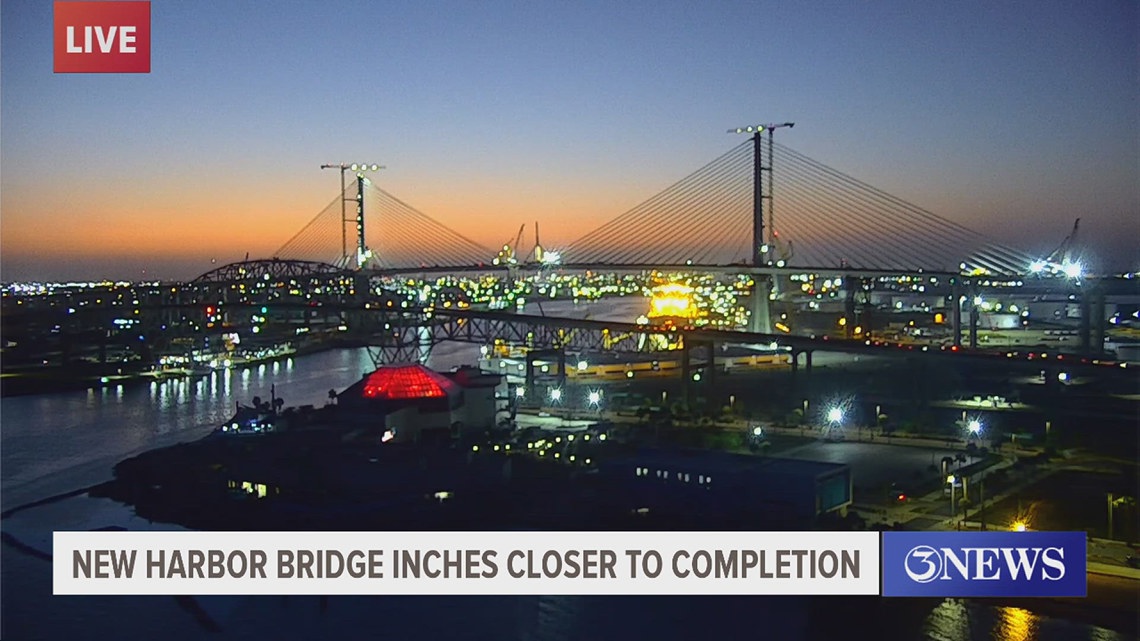 New Harbor Bridge inches closer to completion | kiiitv.com