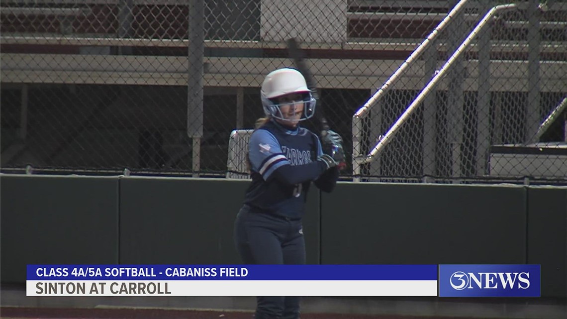 Carroll edges Sinton in softball season opener | kiiitv.com