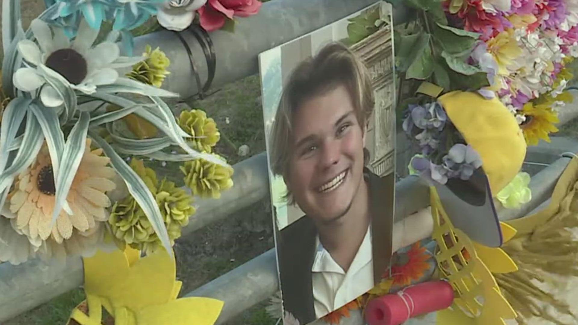 Bridge memorial volunteers keeping Caleb Harris' memory alive 1 year ...