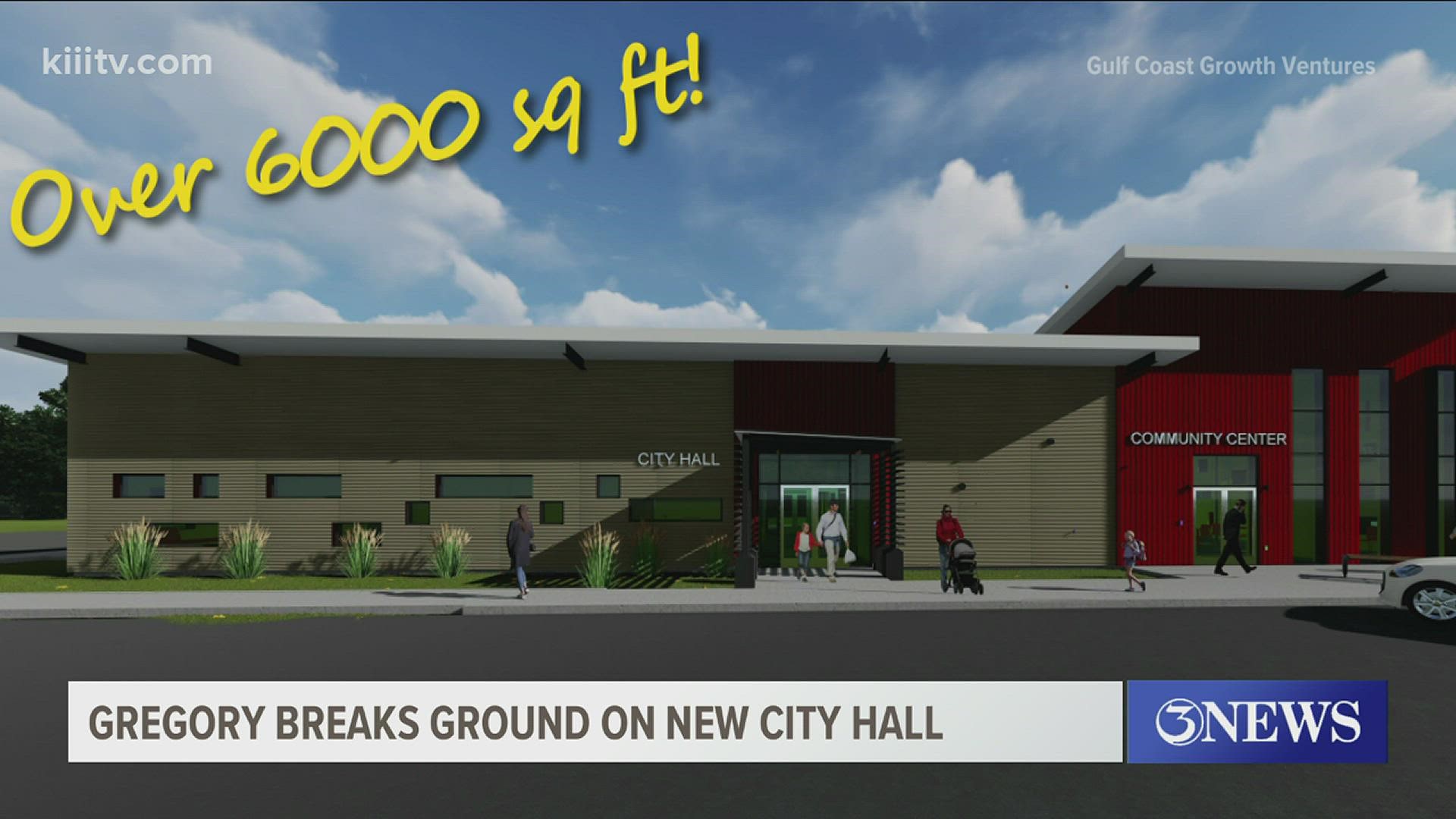 New City Hall in Gregory, TX | kiiitv.com