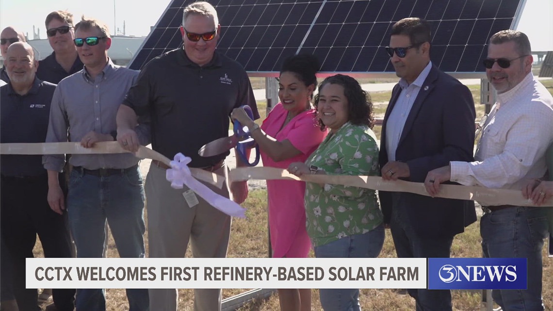 Corpus Christi welcomes first refinery-based solar farm | kiiitv.com