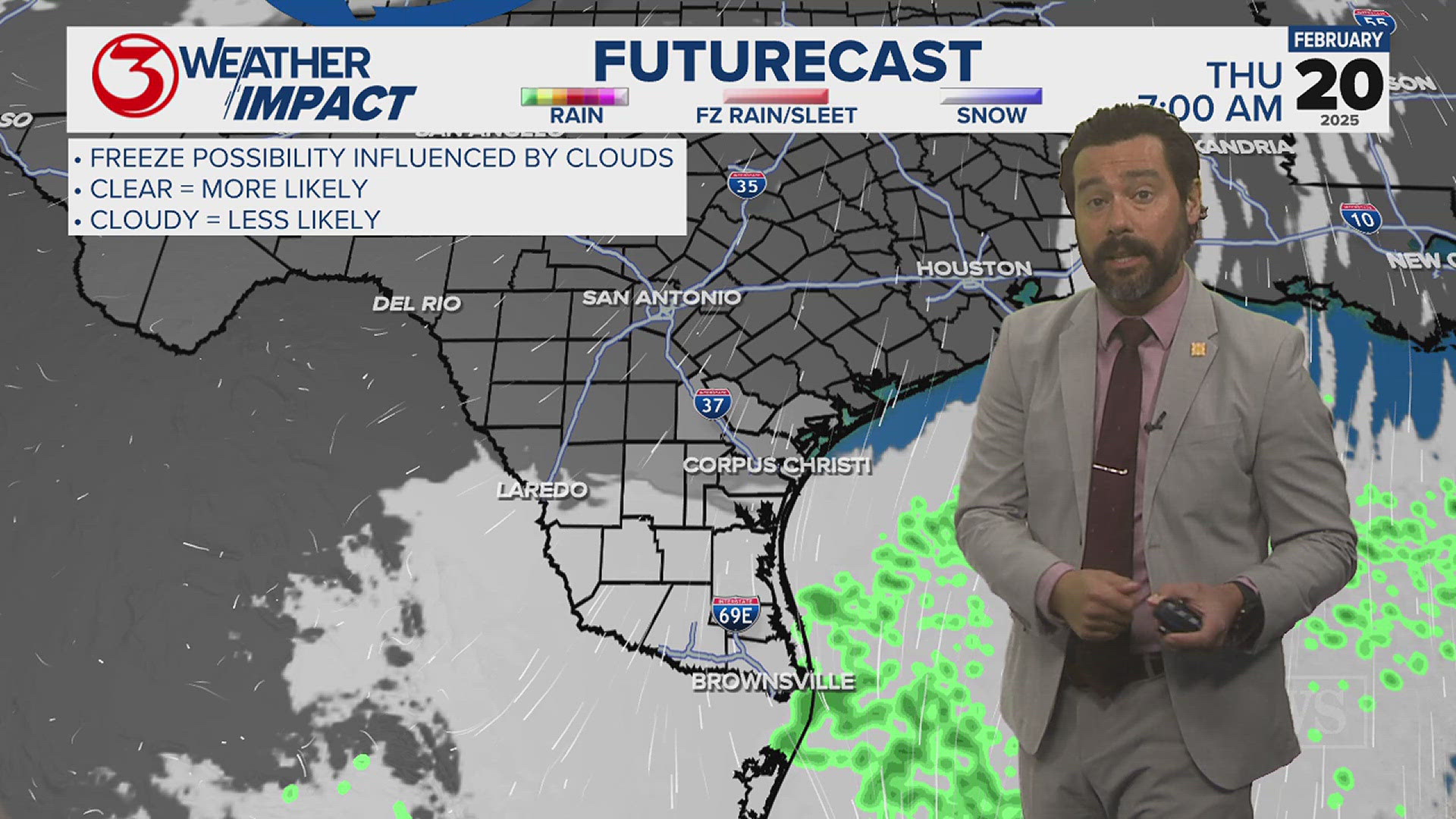 Strong cold front Tuesday night - Freeze possible Thursday morning ...