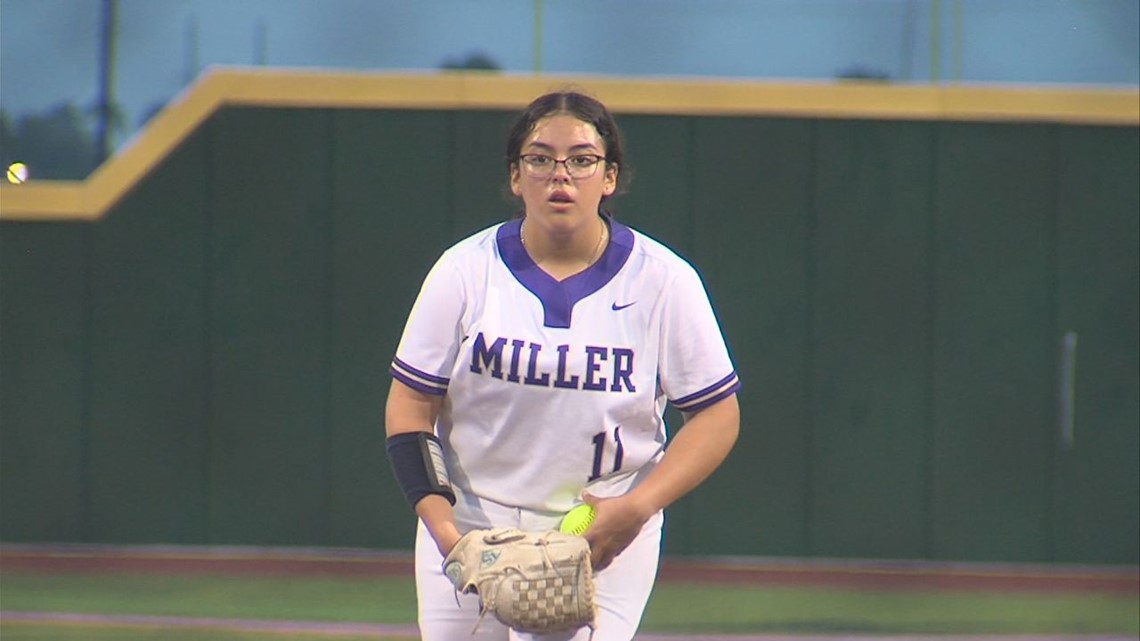 Miller softball run rules visiting Falfurrias | kiiitv.com