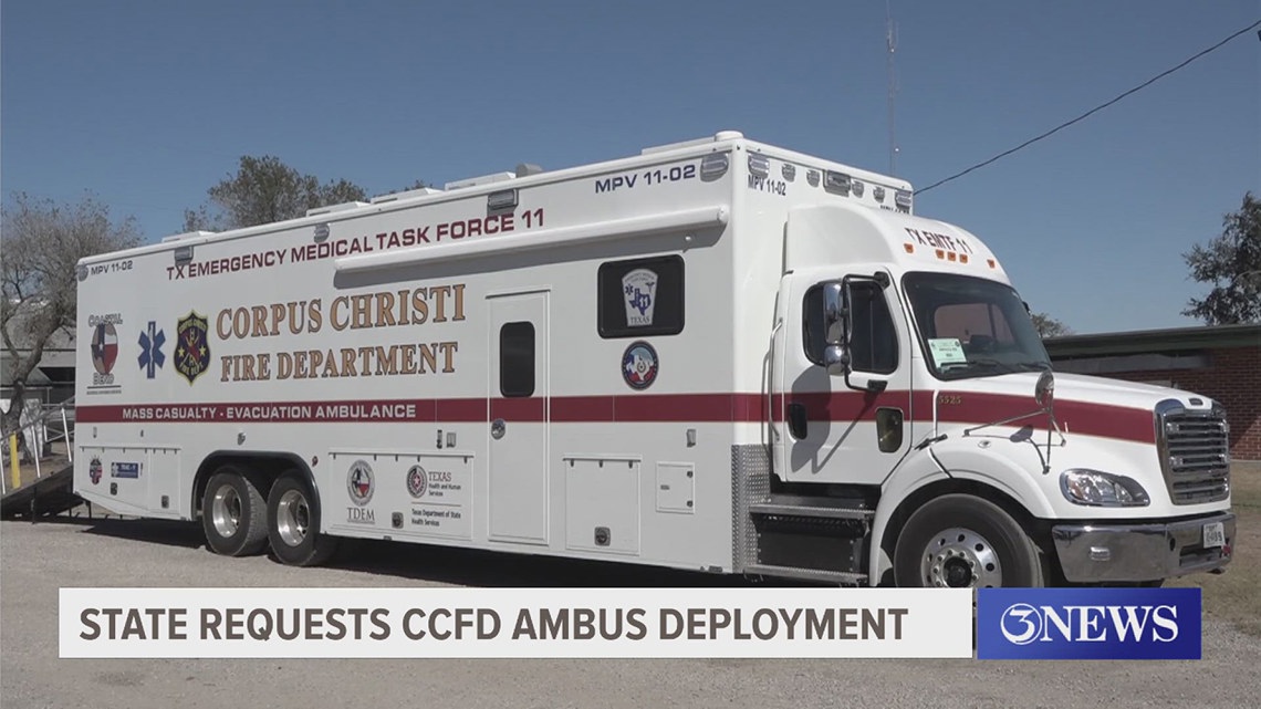 CCFD’s AMBUS heads to Alice as part of statewide fire readiness effort ...