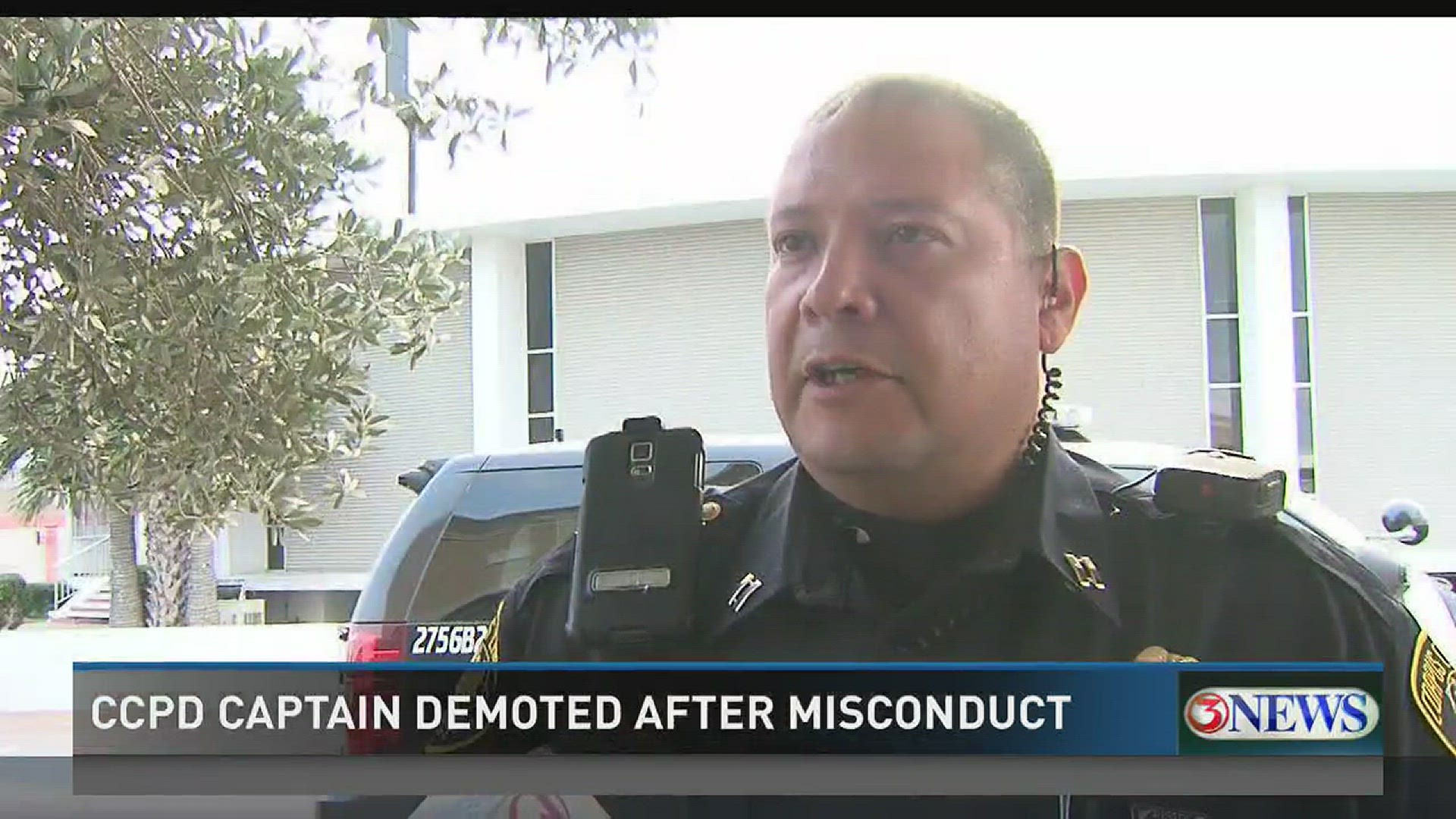 CCPD captain demoted two ranks after misconduct with employees | kiiitv.com
