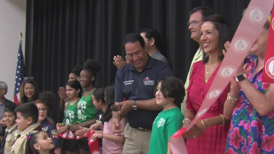 Community celebrates grand opening of Gibson Elementary School's new ...