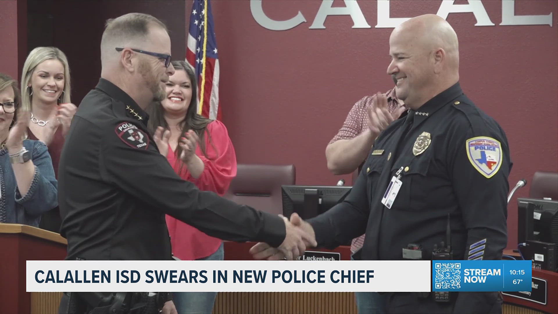 Calallen ISD swears in new Police Chief | kiiitv.com