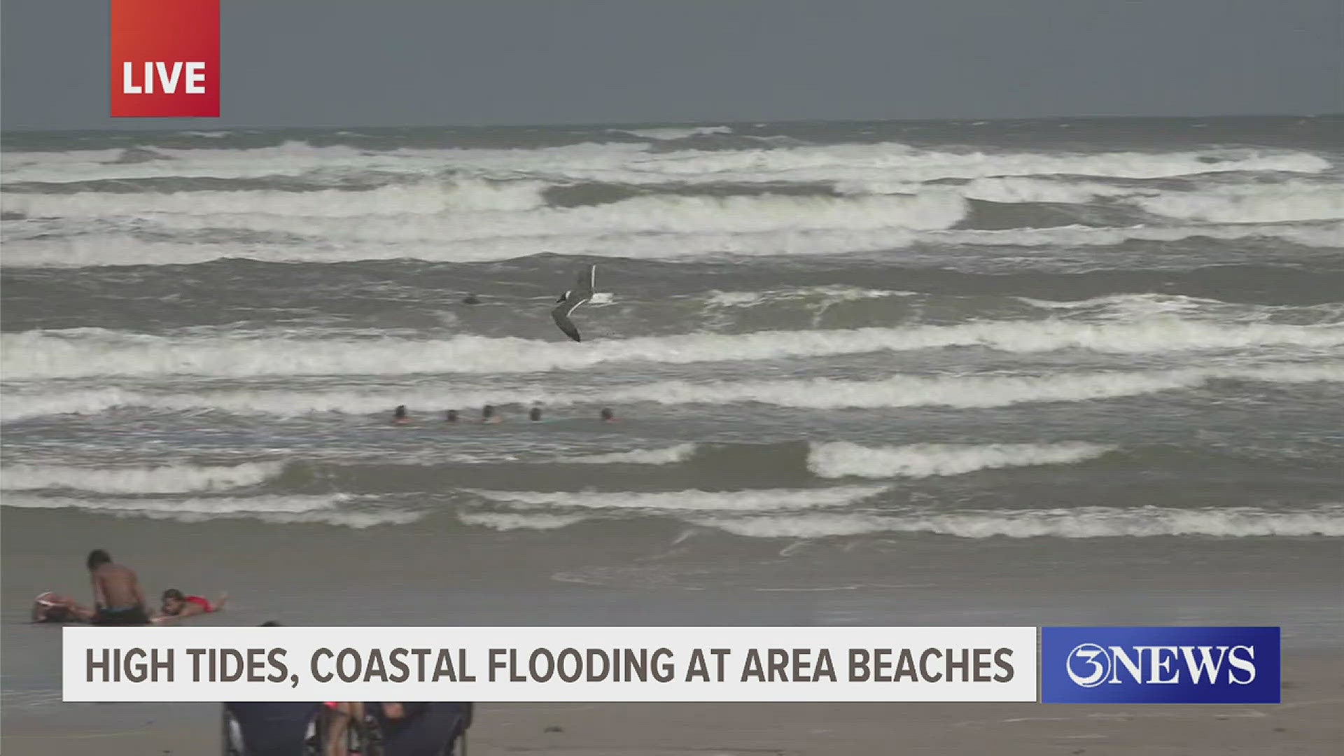 High tides, coastal flooding at area beaches before major rain event ...