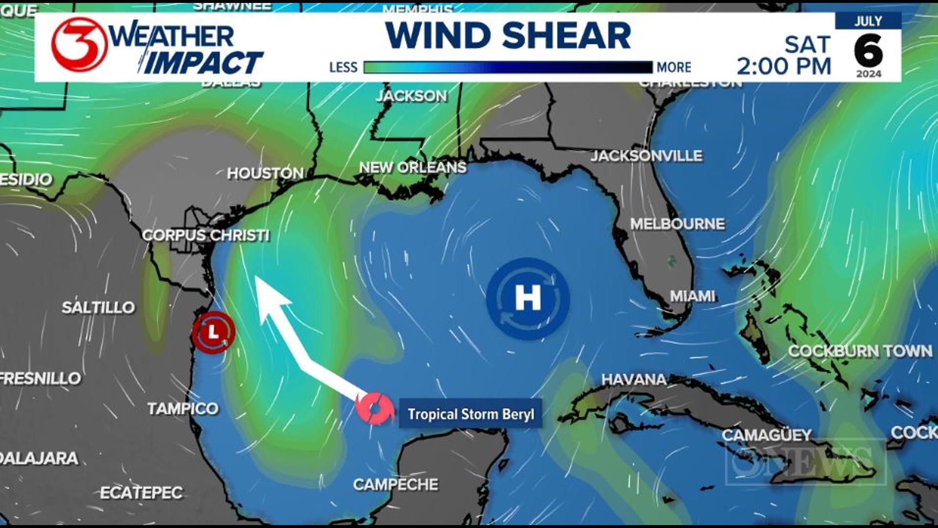 4PM: Latest Beryl updates include hurricane, storm surge warnings ...