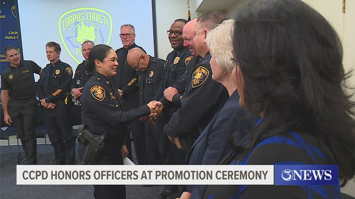 CCPD honors Capt. Emily Perez at promotion ceremony | kiiitv.com
