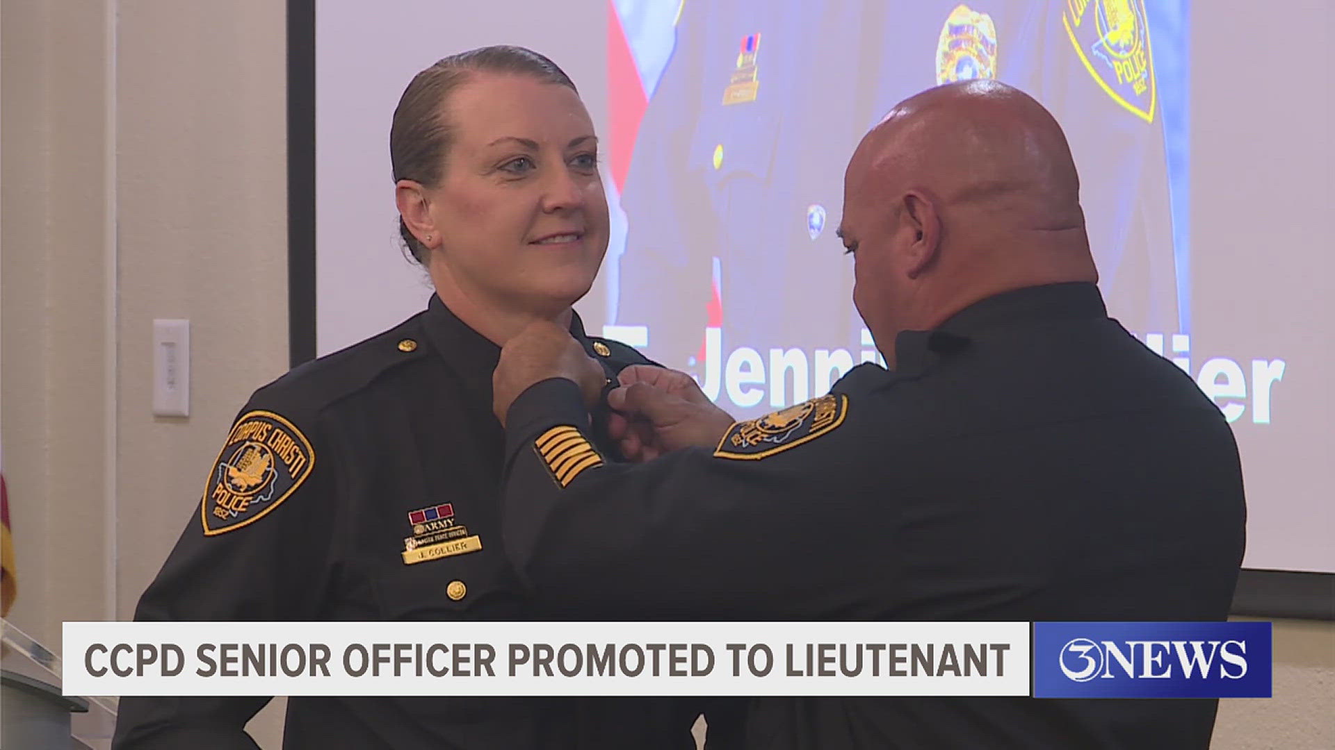 Jennifer Collier promoted to lieutenant at Corpus Christi PD | kiiitv.com