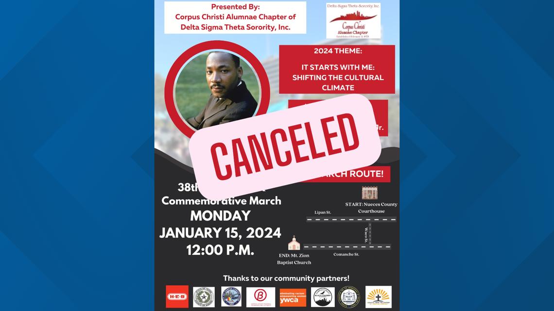 38th annual MLK Commemorative March Monday cancelled | kiiitv.com