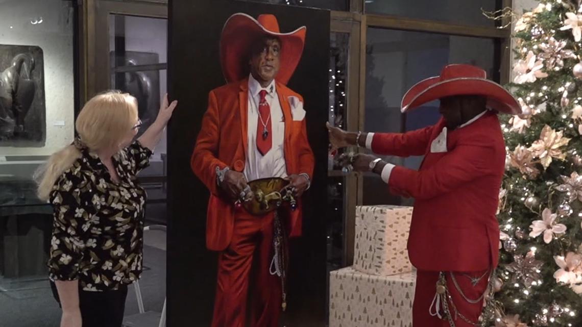 'Pointy Boot Guy,' featured in two paintings by local artist | kiiitv.com