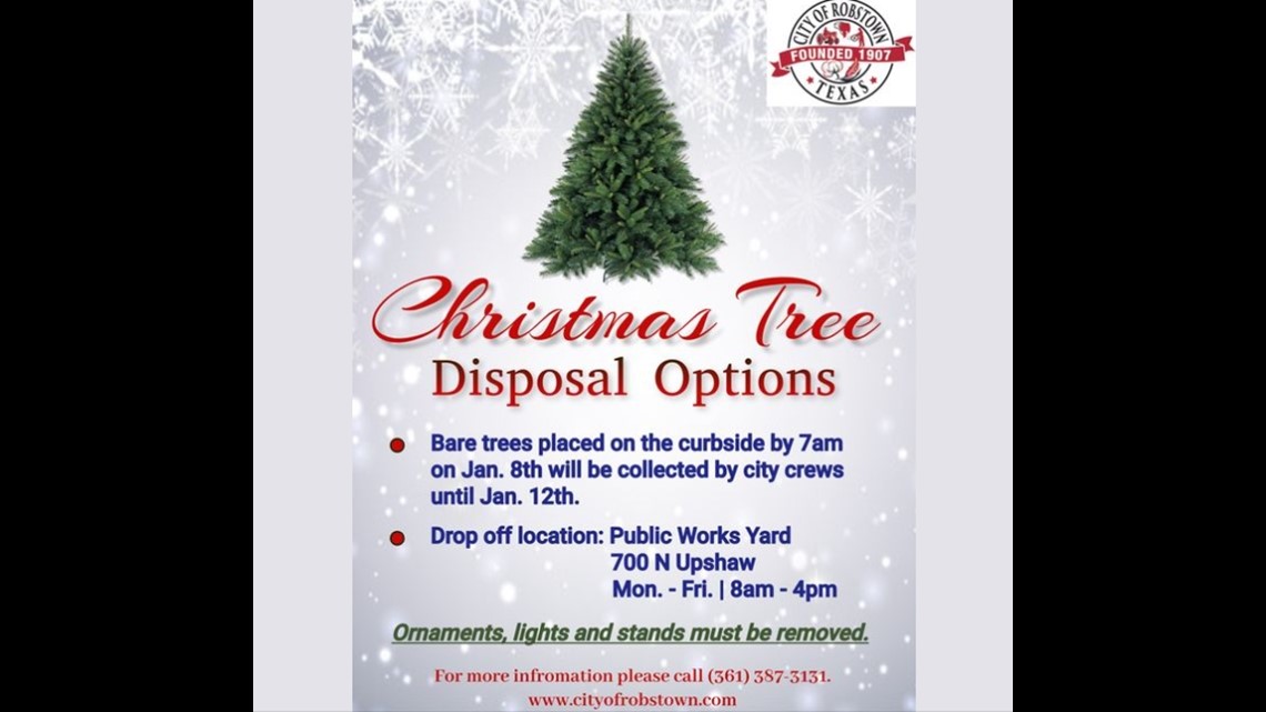 City of Robstown offers Christmas tree disposal | kiiitv.com