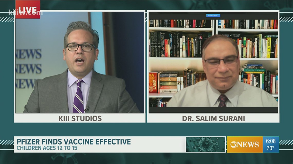 Dr. Surani discusses new Pfizer finding regarding kids ages 12 - 1 5 ...