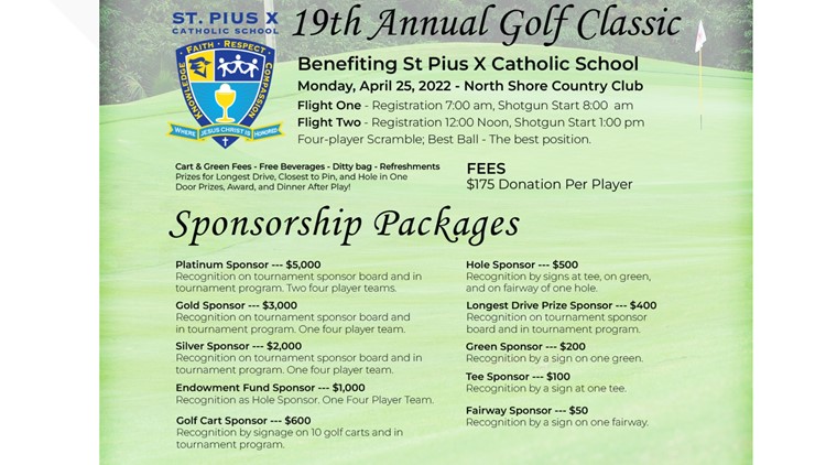 St. Pius X annual golf tournament | kiiitv.com