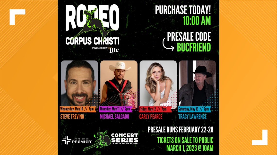 Rodeo Corpus Christi concert series lineup 2023 | kiiitv.com