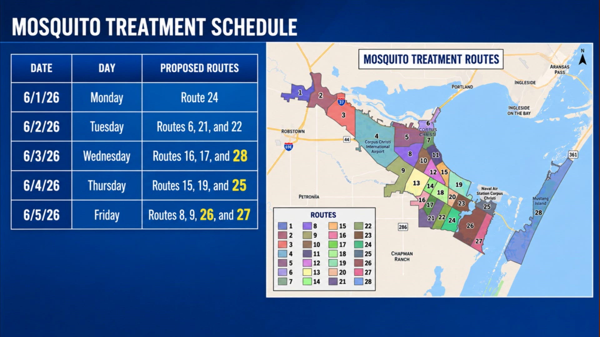 City expands mosquito spraying routes following recent rainfall ...