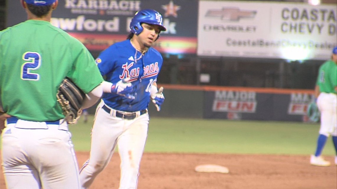 Islanders baseball falls to Kansas at Whataburger Field | kiiitv.com