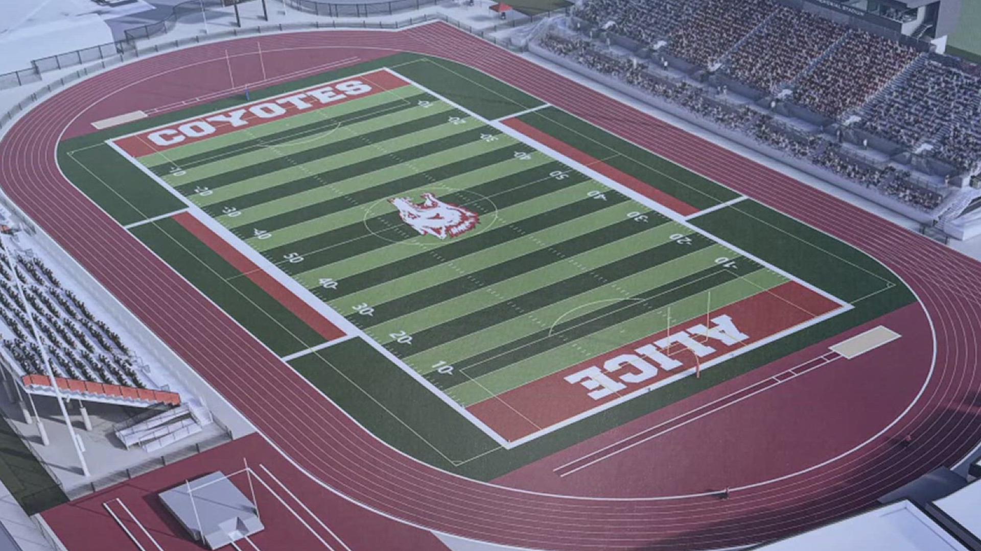 Alice ISD breaks ground on new Memorial Stadium Monday | kiiitv.com