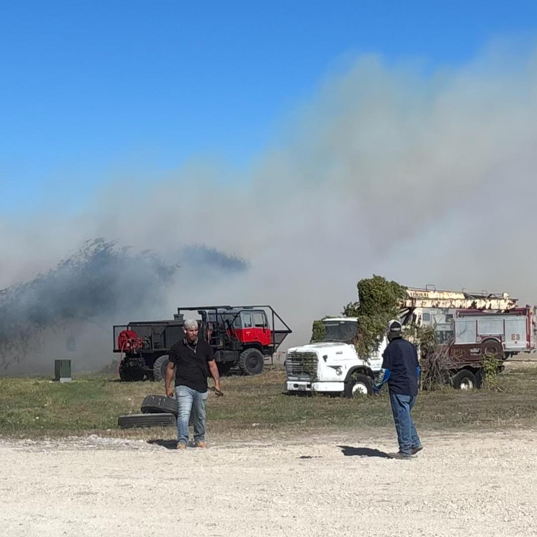City of Gregory orders evacuations after fire at Gregory cotton gin ...