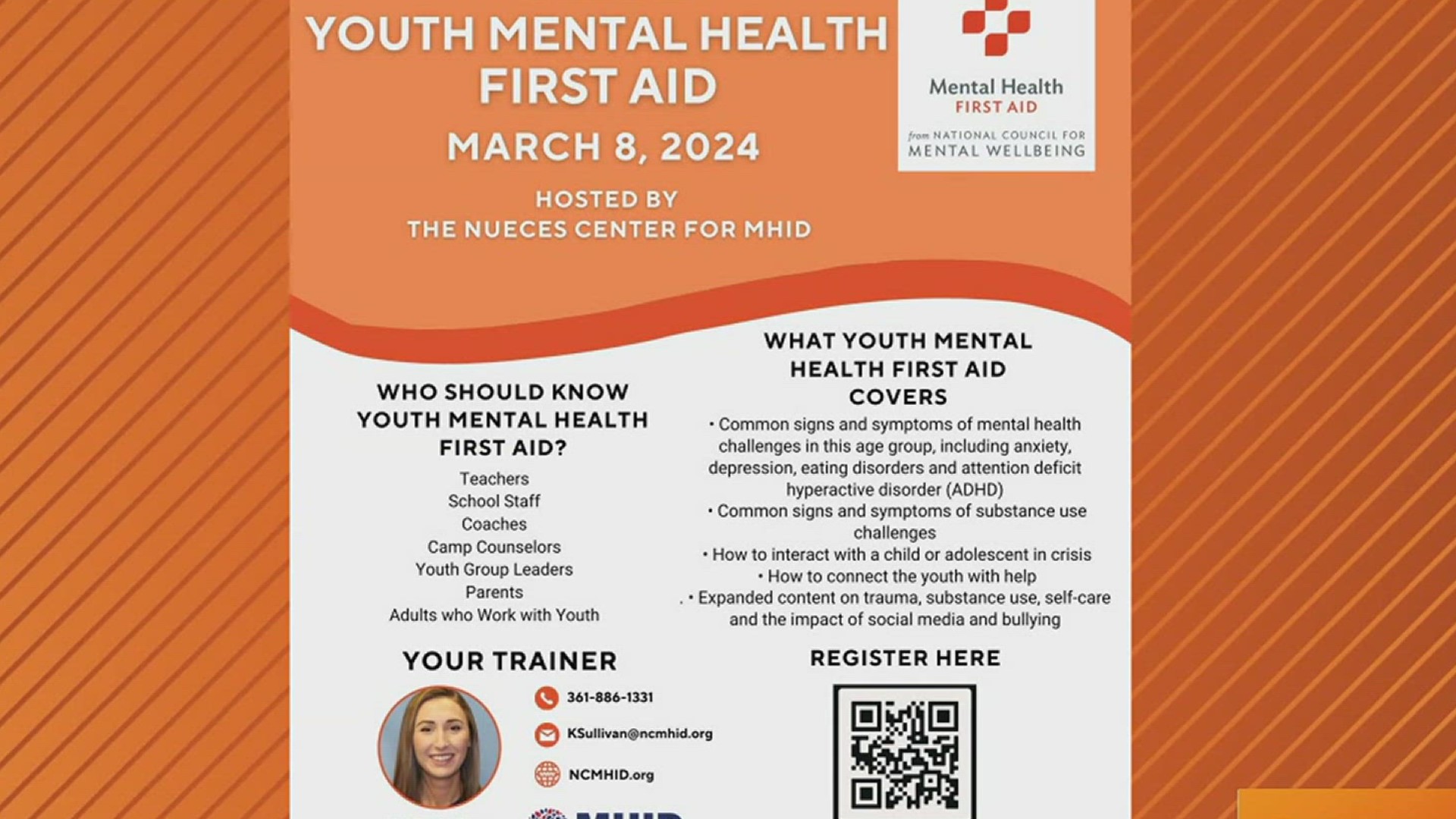 MHID hosts mental health first aid event | kiiitv.com