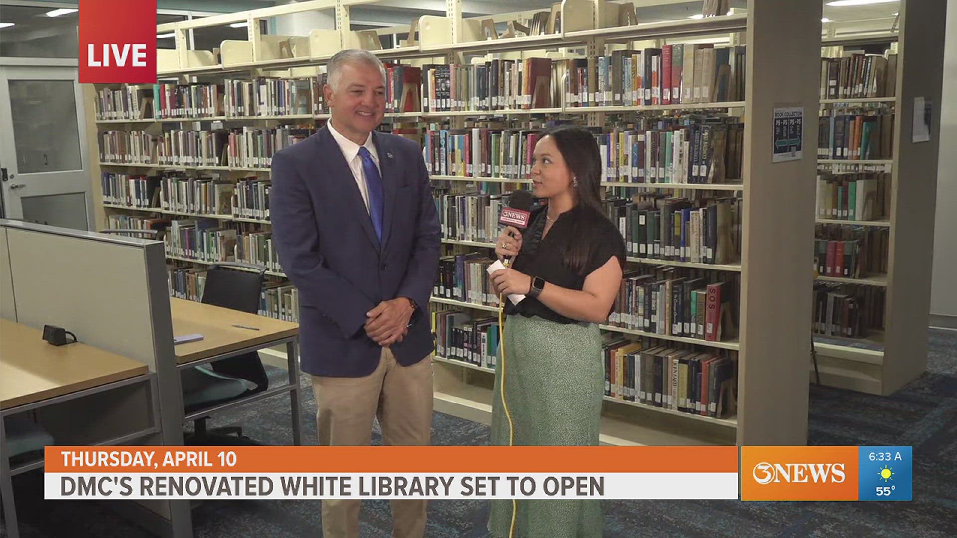 Renovated Del Mar College White Library to be unveiled Thursday ...