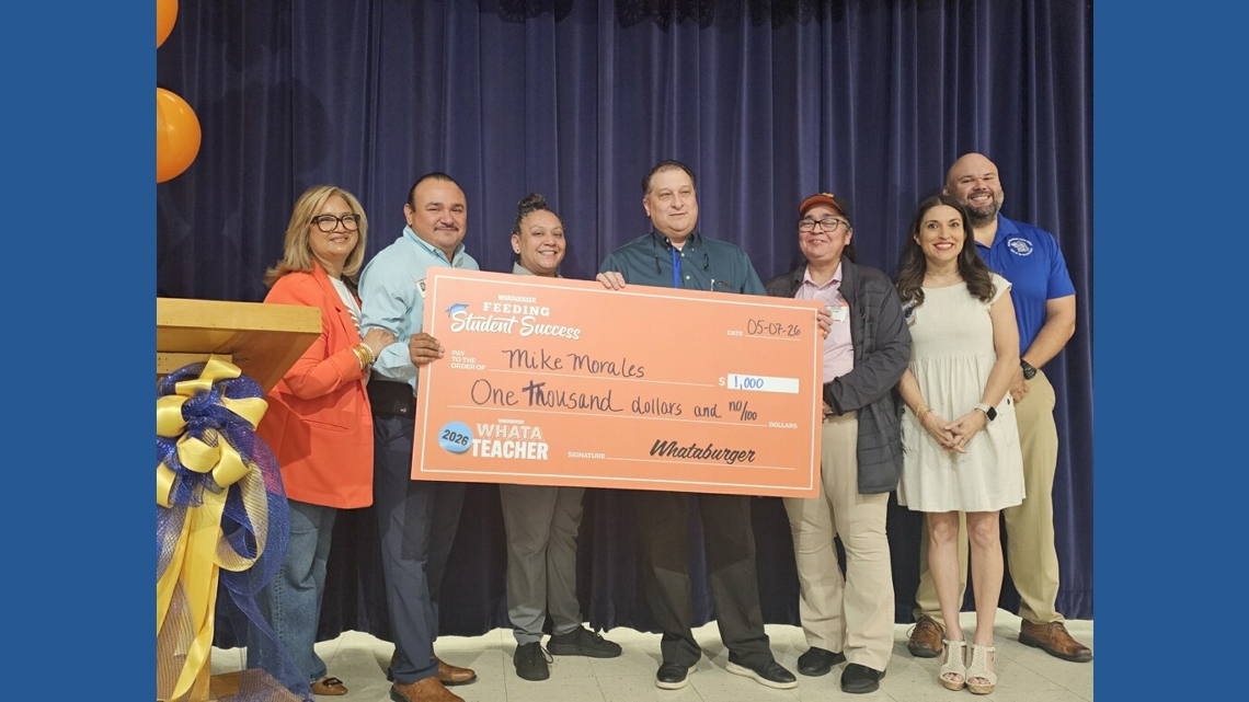 Ricardo ISD teacher surprised with $1,000 award during Teacher ...