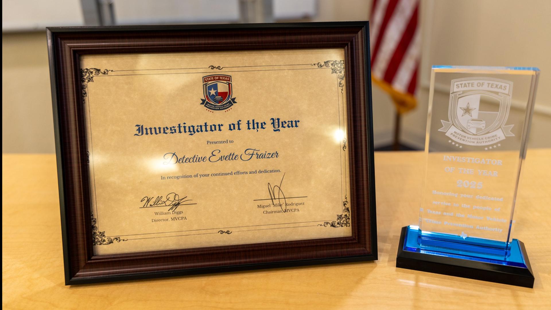 CCPD Detective Evette Frazier cognized for tackling the surge in car ...