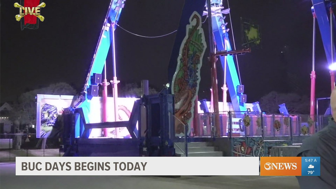 Buc Days carnival features a new 80-foot ride this year called The ...