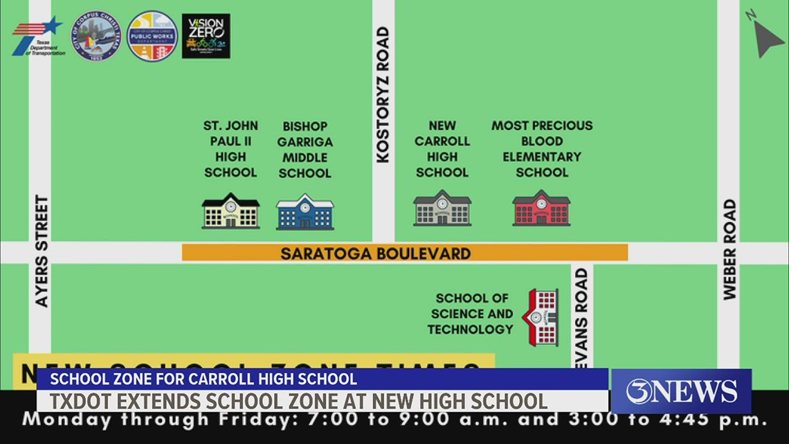 TxDOT extends school zone at new high school | kiiitv.com