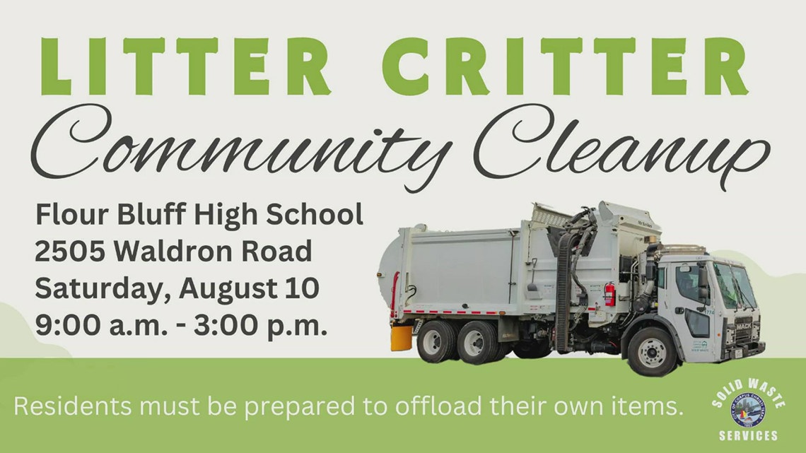 Litter Critter Cleanup headed to Flour Bluff in August | kiiitv.com