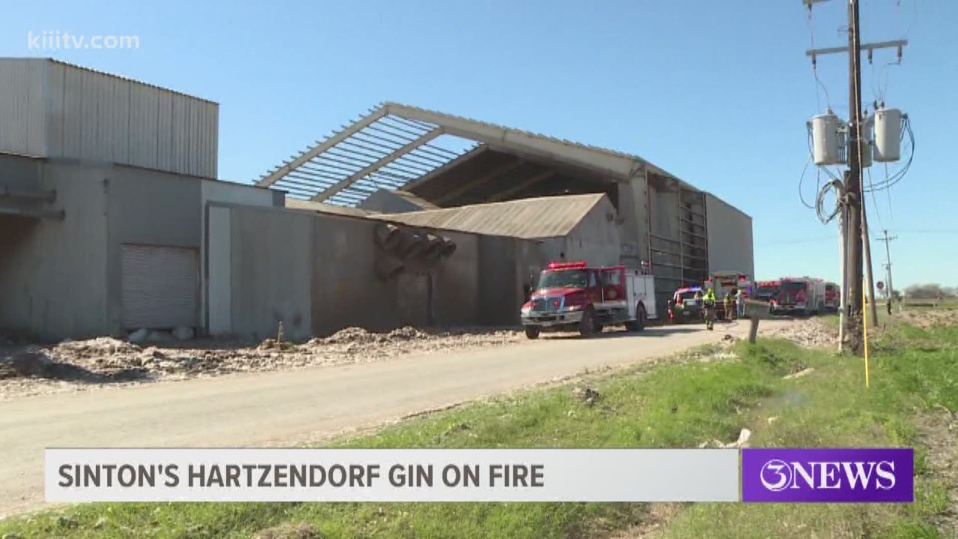 Sinton's Hartzendorf Gin was on fire | kiiitv.com