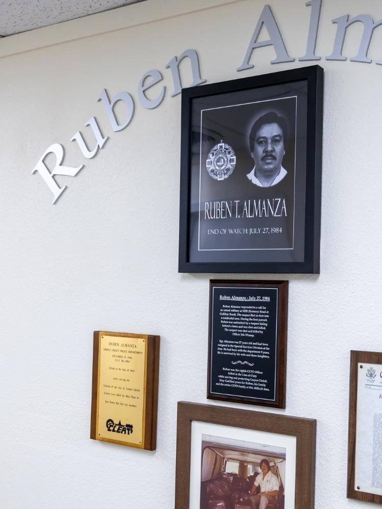 CCPD dedicate wall to fallen police officer killed in line of duty ...