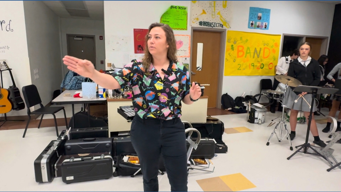 JPII teacher strikes a chord, credited with growing band program while ...